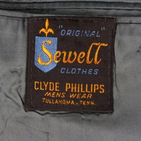 Vintage | Suits & Blazers | Vintage 8s Sewell 2piece Jacketvest Combo ...